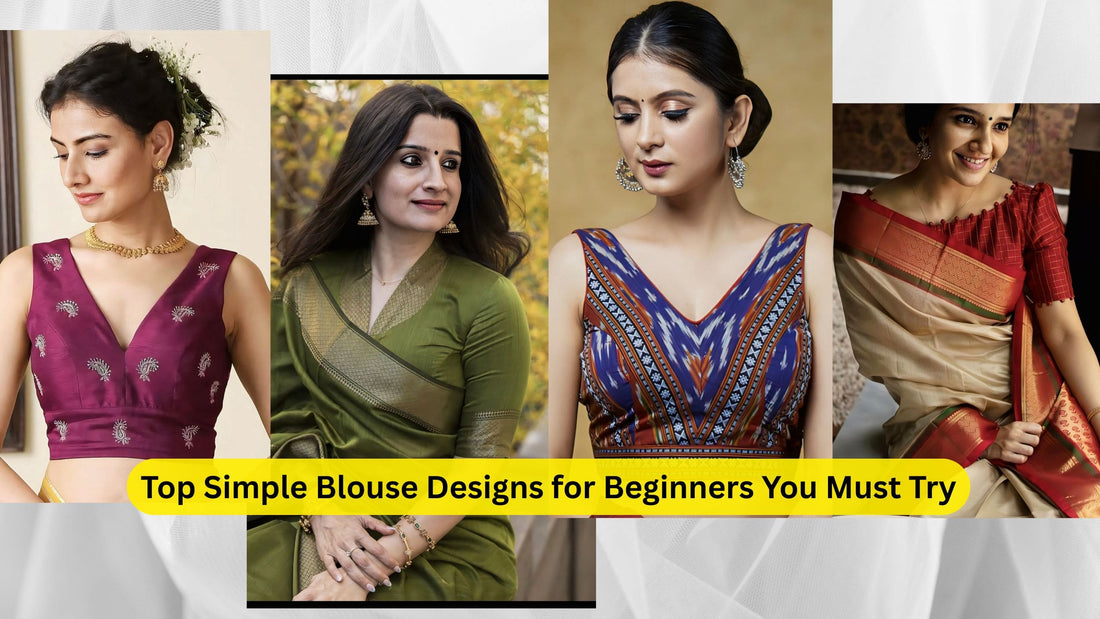 Top Simple Blouse Designs for Beginners You Must Try – Rim Zim Fashion