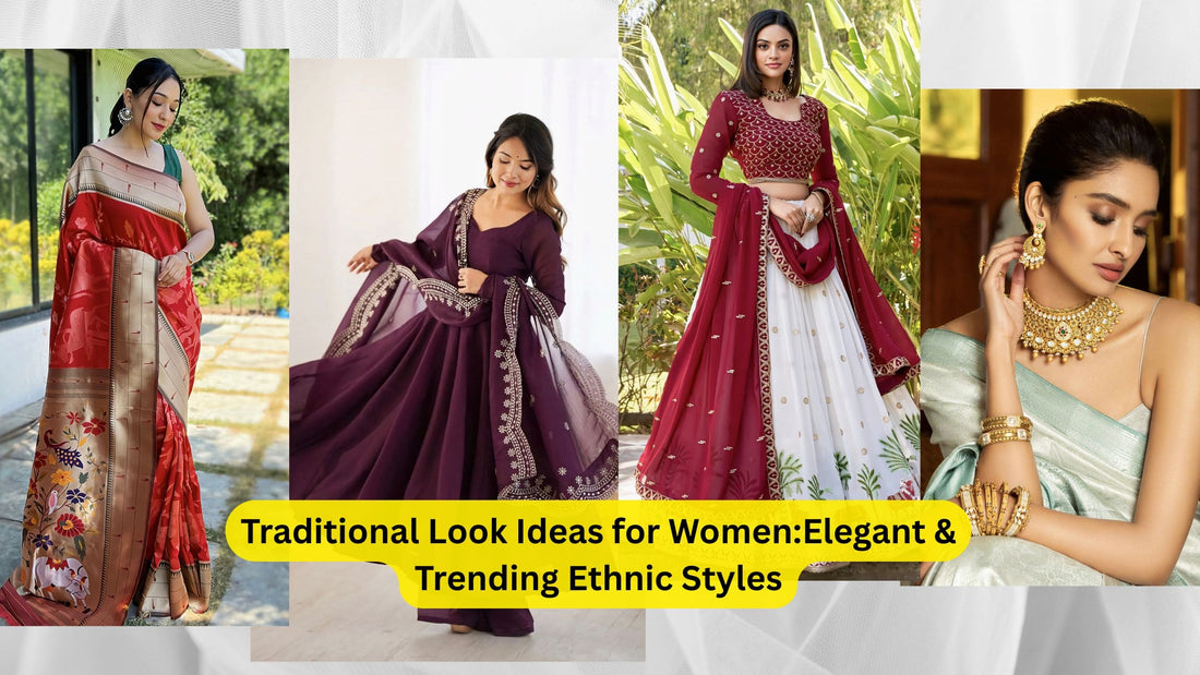 Traditional Look Ideas for Women: Elegant & Trending Ethnic Styles ...